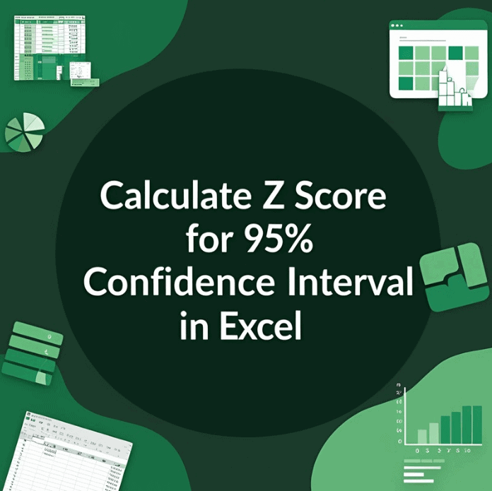 How to Calculate Z Score for 95% Confidence Interval in Excel - Excel Insider