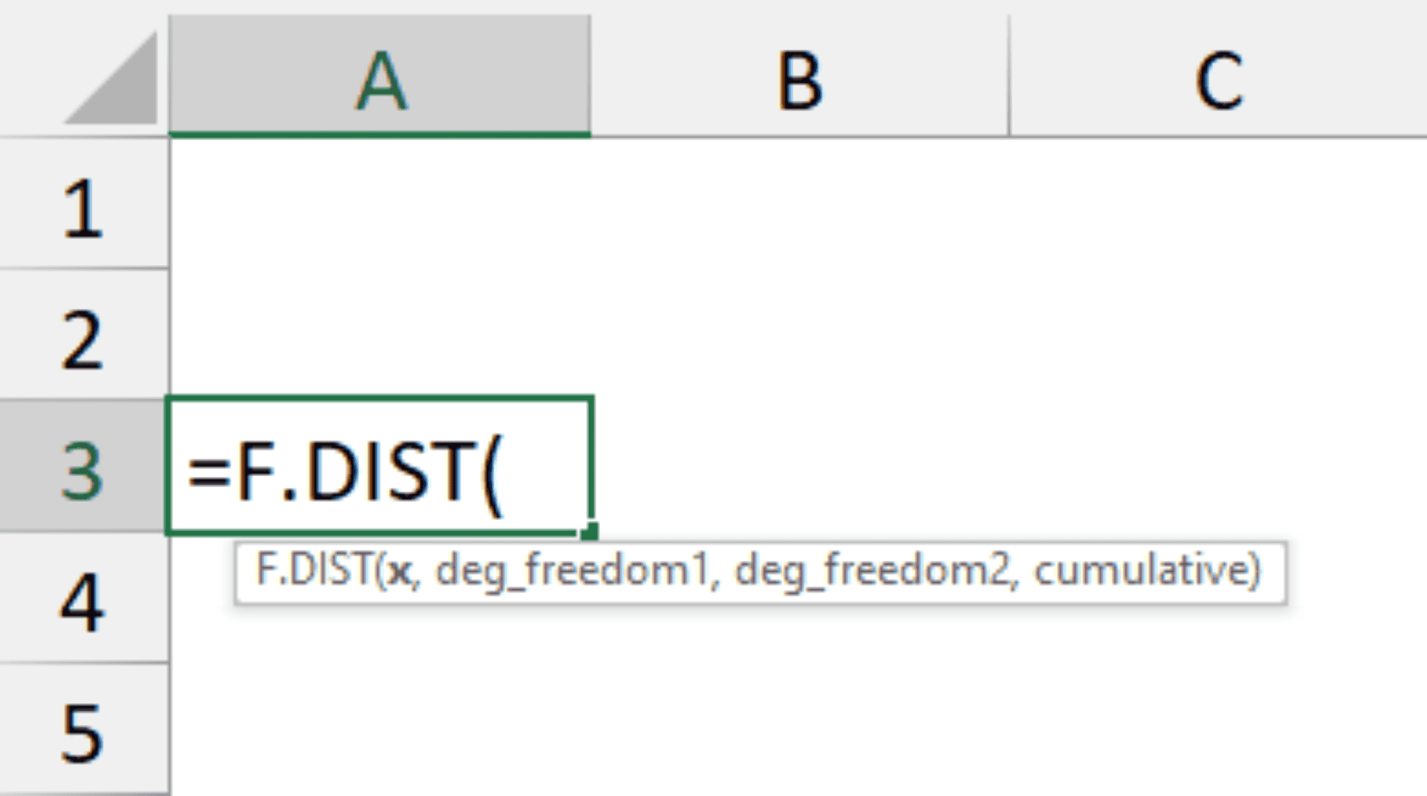 How To Use The Fdist Function In Excel With Syntax And Usage Excel 5732
