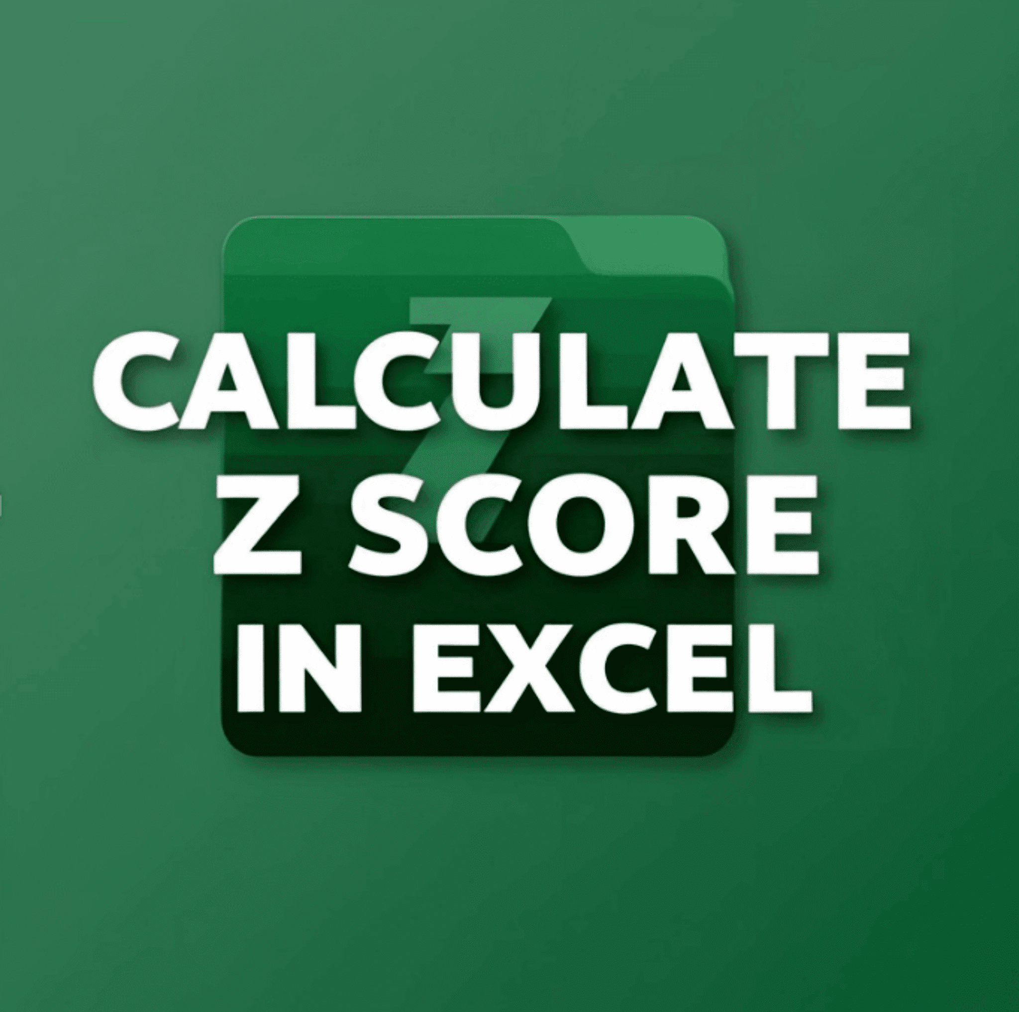 How to Calculate Z Score for 95% Confidence Interval in Excel - Excel ...