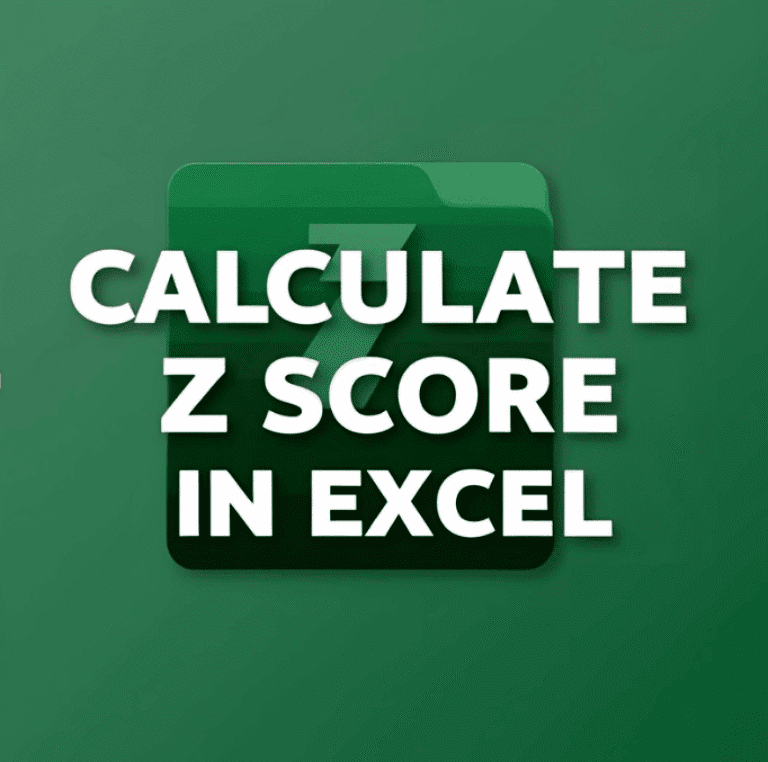 How to Calculate Z Score for 95% Confidence Interval in Excel - Excel ...