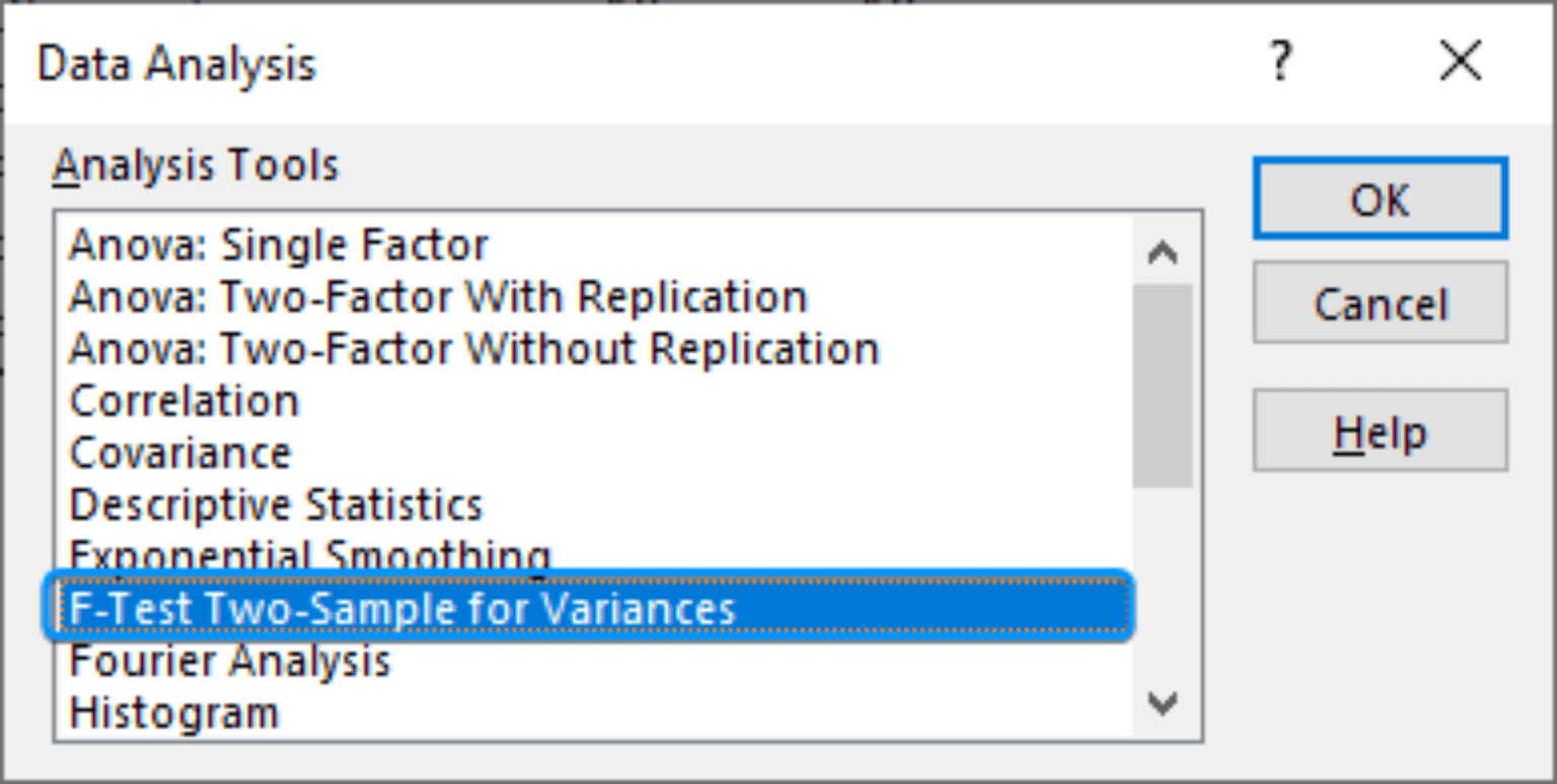 How to Do F-Test in Excel (One & Two-Tailed Tests) - Excel Insider