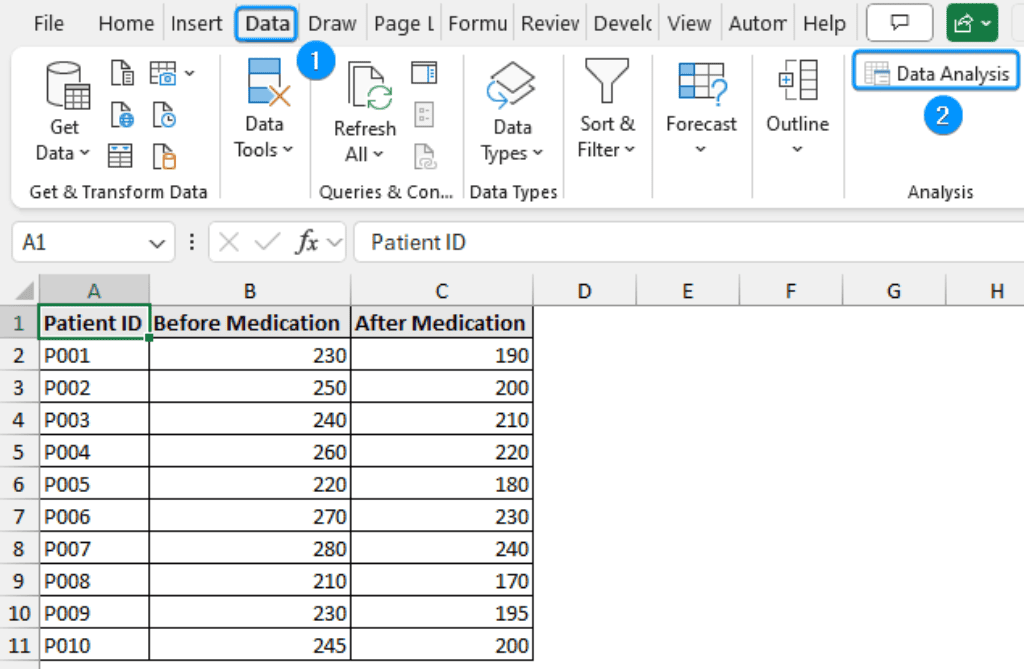 How To Do A T Test In Excel Paired Two And One Sample Tests Excel Insider