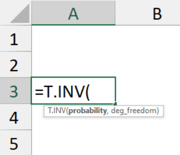 How to Find T Critical Value in Excel (Left, Right & 2-Tailed Tests ...