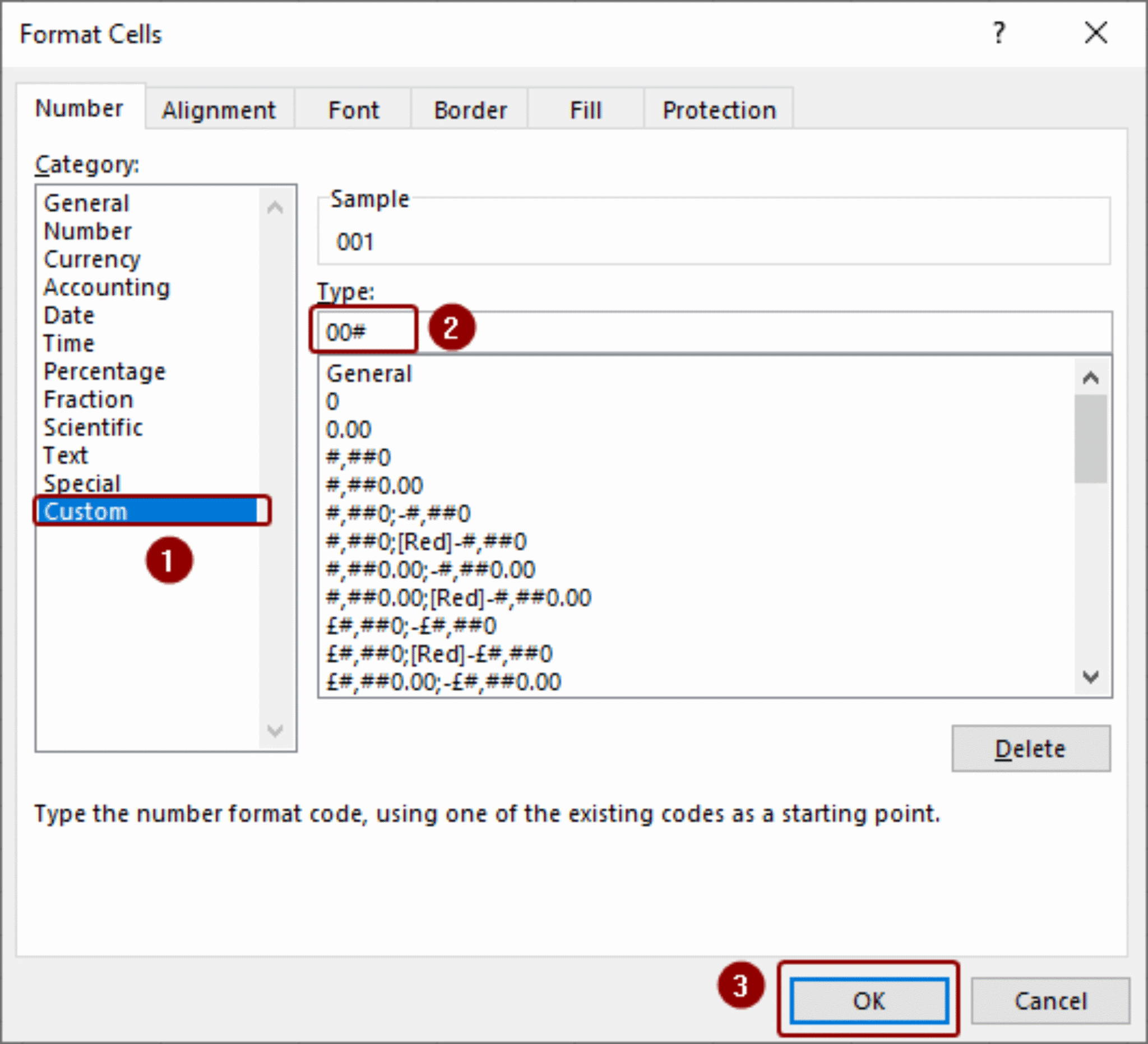 How to Write 001 in Excel (4 Easy Methods to Keep Leading Zeros ...