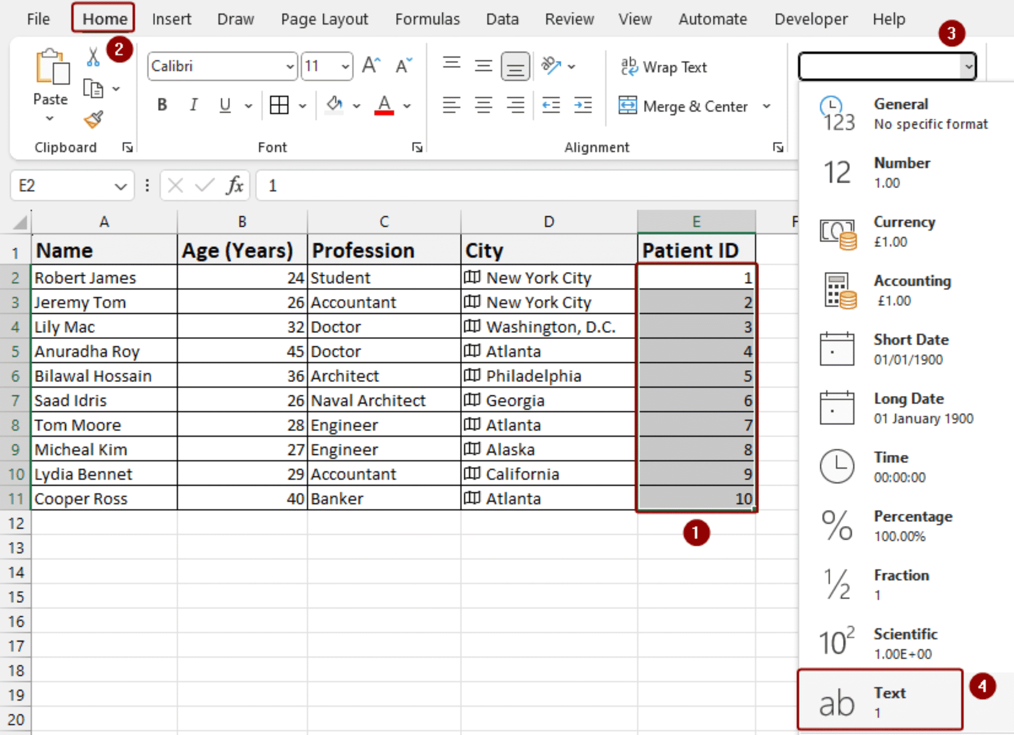 How to Write 001 in Excel (4 Easy Methods to Keep Leading Zeros) - Excel Insider
