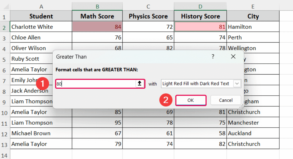 How to Apply Conditional Formatting to the Selected Cells (5 Ways ...