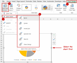 How to Add Data Labels in Excel Chart (4 Simple Methods) - Excel Insider