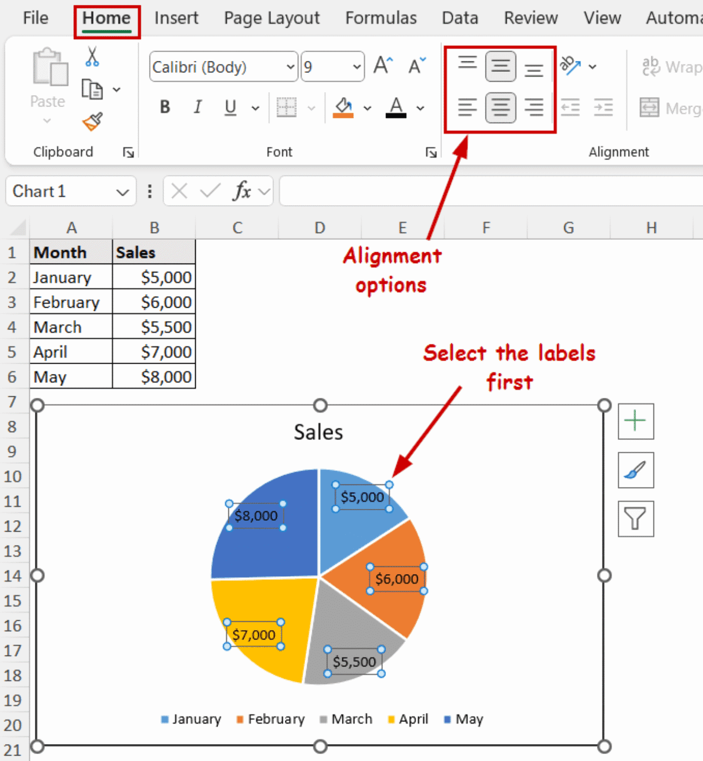 How to Format Data Labels in Excel (for 6 Different Parameters) - Excel ...