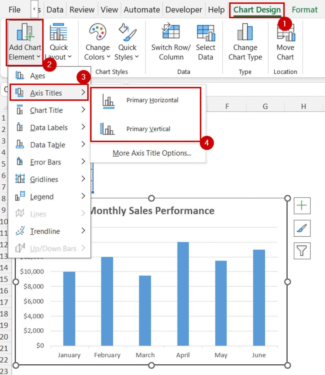 How to Add Axis Titles in Excel (2 Quick Methods) - Excel Insider