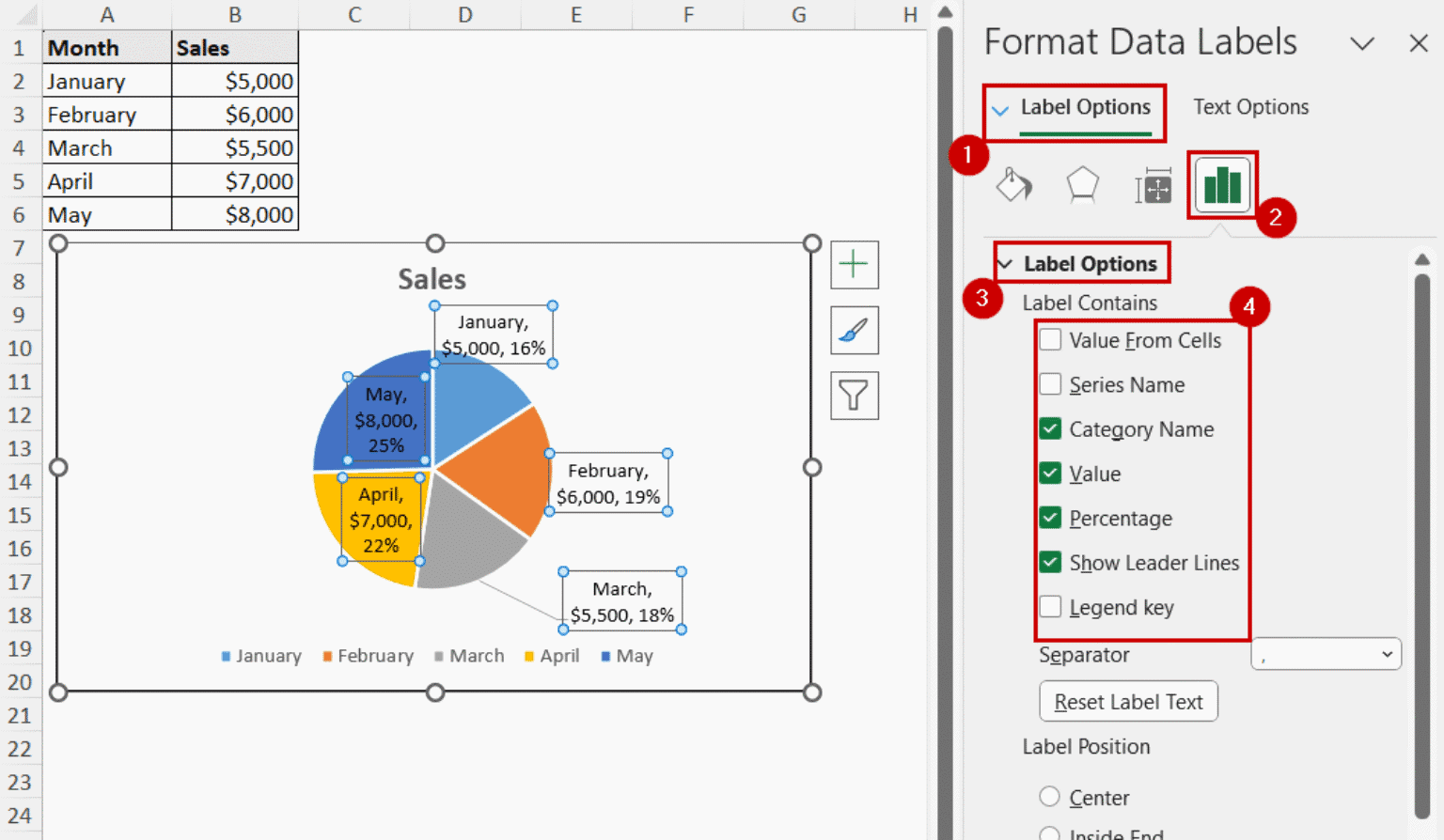 How to Add Data Labels in Excel Chart (4 Simple Methods) - Excel Insider