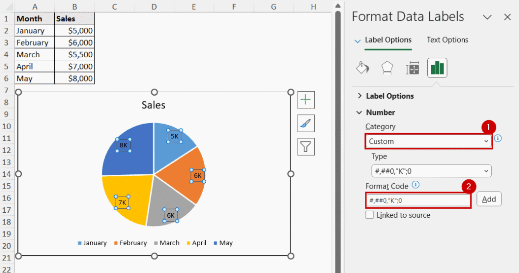 How to Format Data Labels in Excel (for 6 Different Parameters) - Excel ...