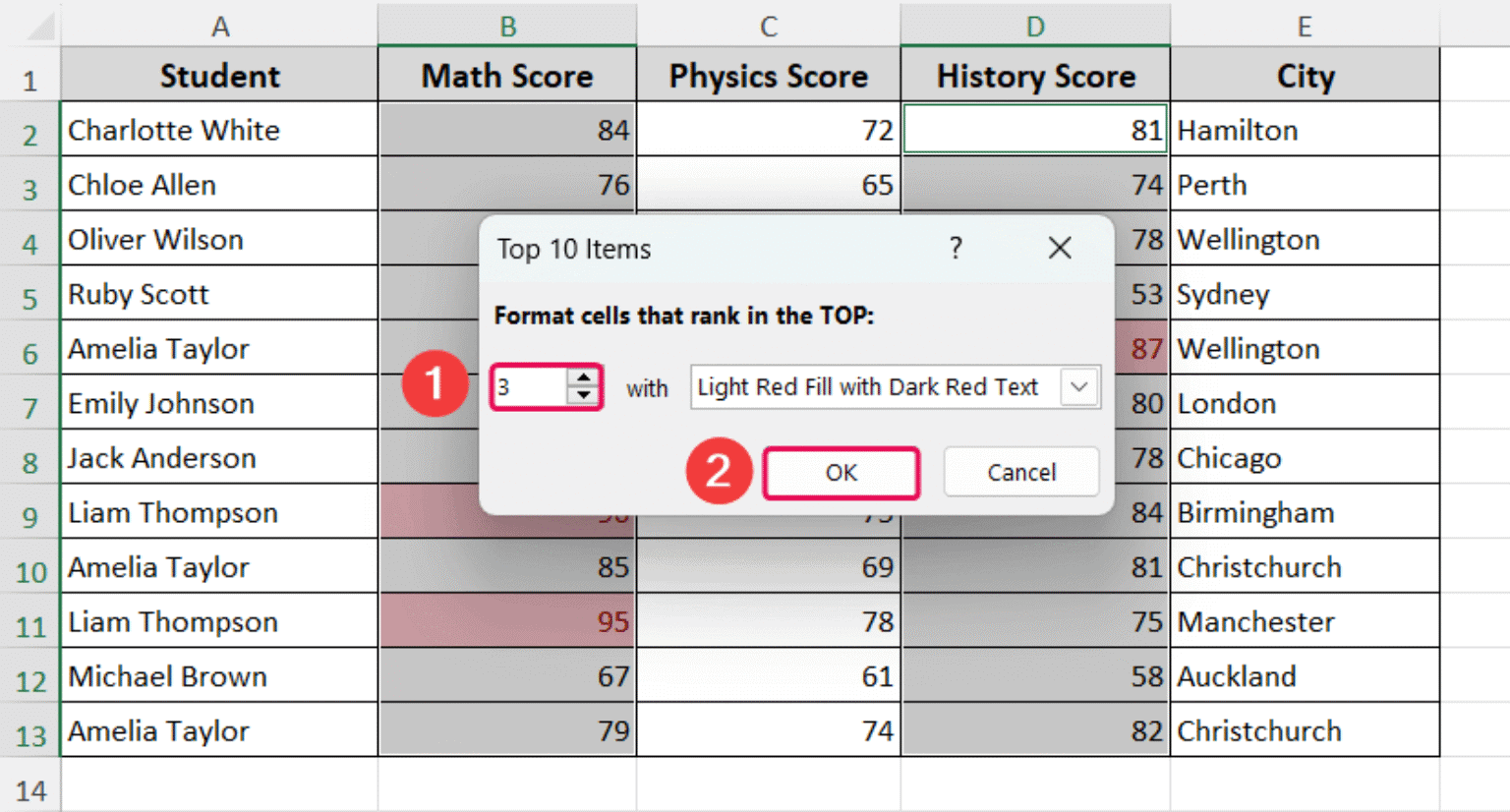 How to Apply Conditional Formatting to the Selected Cells (5 Ways) - Excel Insider