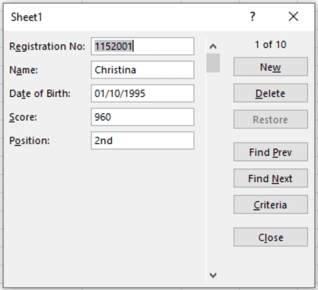 How To Create Data Entry Form In Excel Step By Step Guide Excel Insider