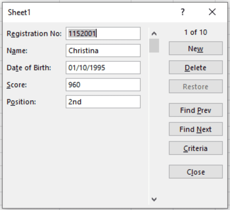 How to Create Data Entry Form in Excel (Step-by-Step Guide) - Excel Insider