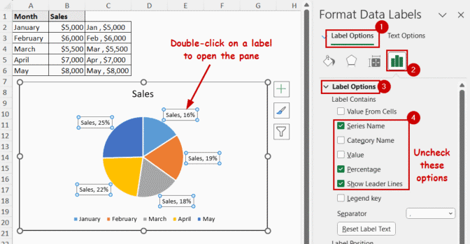 How to Format Data Labels in Excel (for 6 Different Parameters) - Excel ...