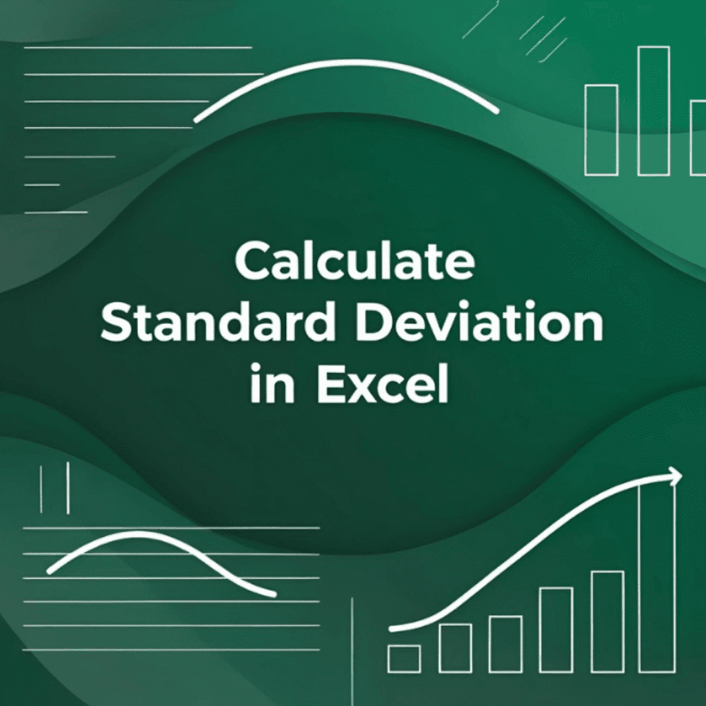 How to Calculate Mean and Standard Deviation in Excel - Excel Insider