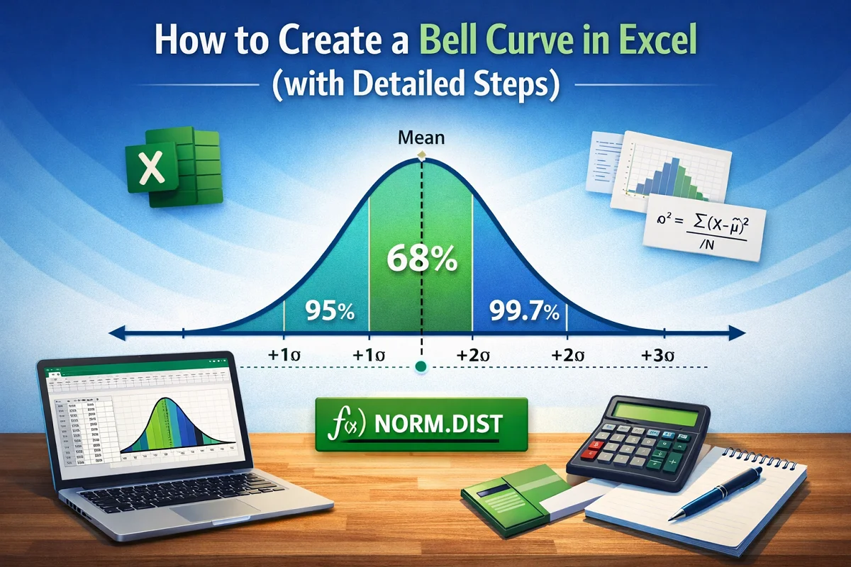 How to Create a Bell Curve in Excel (with Detailed Steps) - Excel Insider