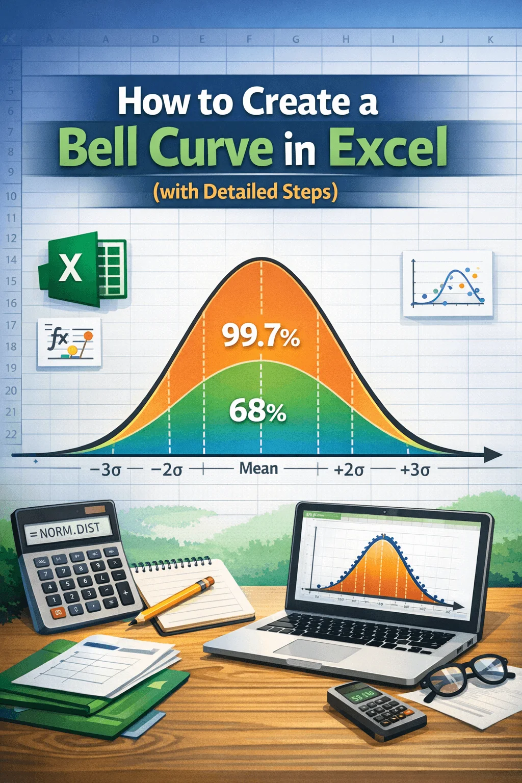 How to Create a Bell Curve in Excel (with Detailed Steps) - Excel Insider
