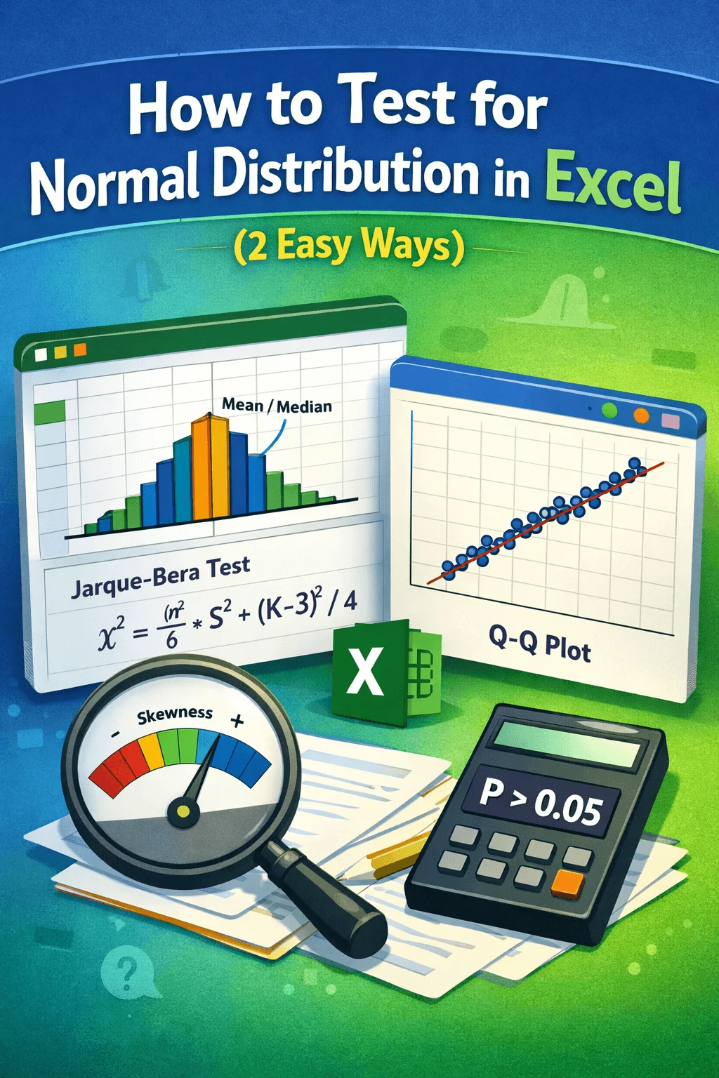 How to Test for Normal Distribution in Excel (2 Easy Ways) - Excel Insider