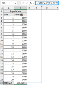 How to Calculate Standard Deviation in Excel (with Examples) - Excel ...