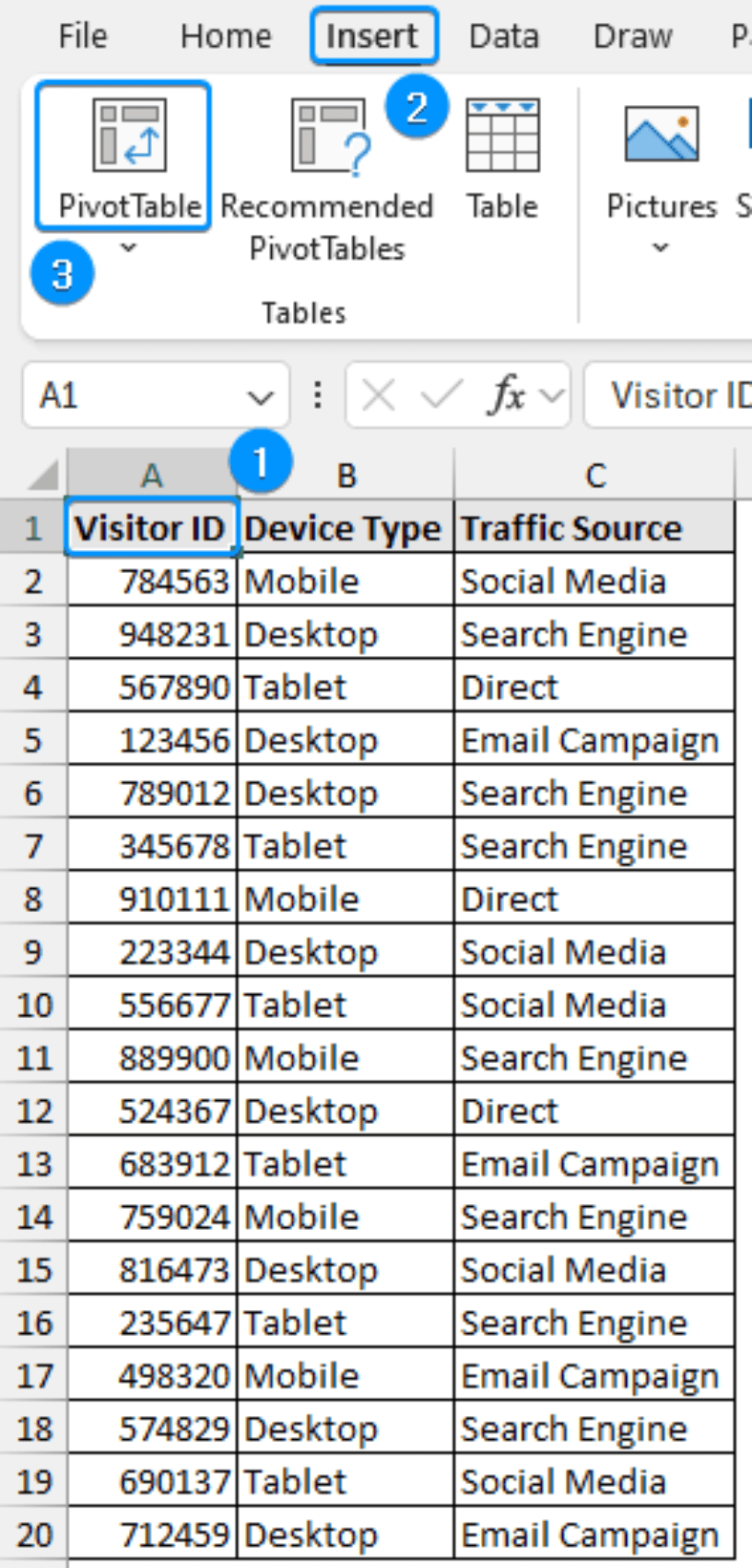 How to Make a Contingency Table (Crosstabs) in Excel - Excel Insider