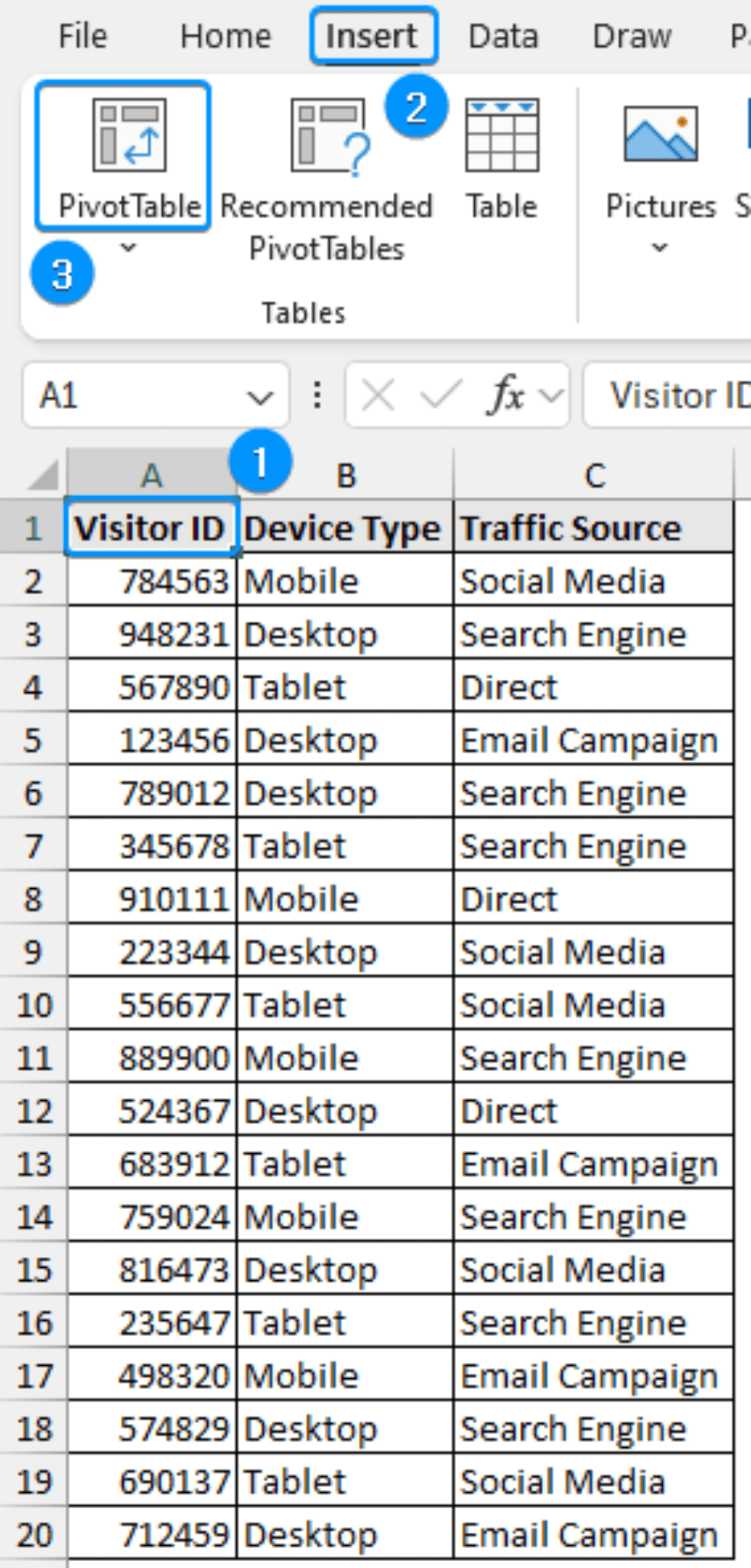 How to Make a Contingency Table (Crosstabs) in Excel - Excel Insider