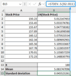 How to Create Log-Normal Distribution in Excel (2 Examples) - Excel Insider