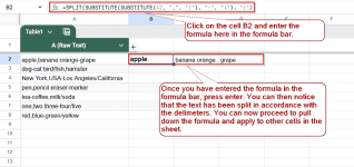 How to Split Text by Multiple Delimiters in Google Sheets - Excel Insider