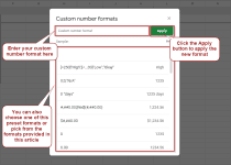 How to Use Custom Number Formats in Google Sheets - Excel Insider