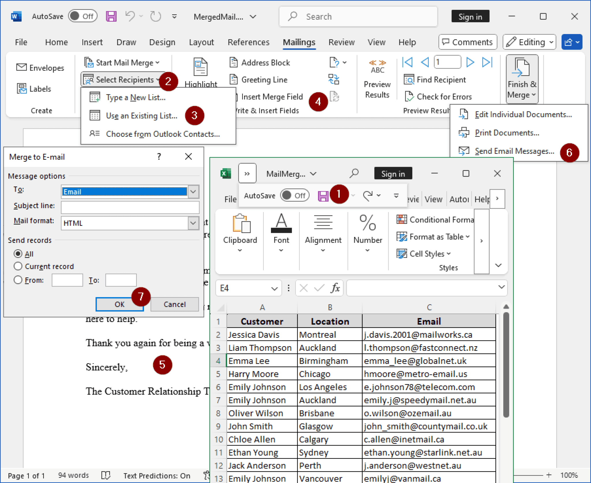 How To Mail Merge from Excel to Outlook (with Step by Step Guide ...