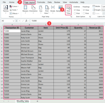 How to Print Excel Sheet with Rows and Columns: 2 Simple Ways! - Excel Insider