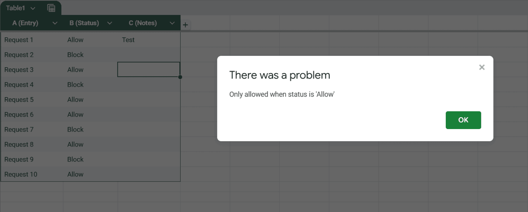 How to Use Data Validation Based on Another Cell in Google Sheets - Excel Insider