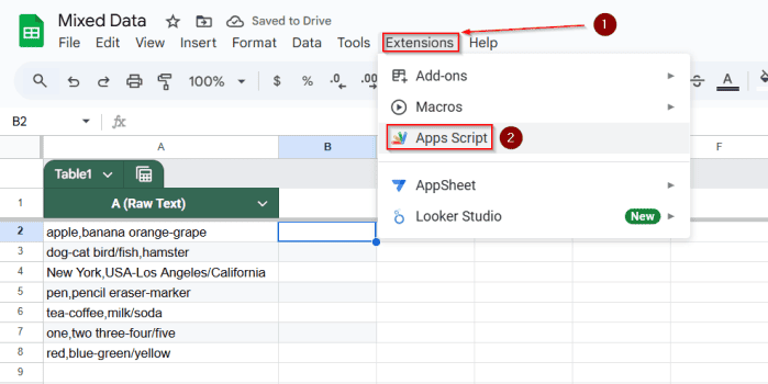 How to Split Text by Multiple Delimiters in Google Sheets - Excel Insider