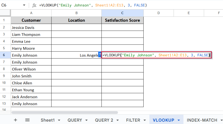 Pull Data From Another Tab Based on Criteria in Google Sheets - Excel Insider