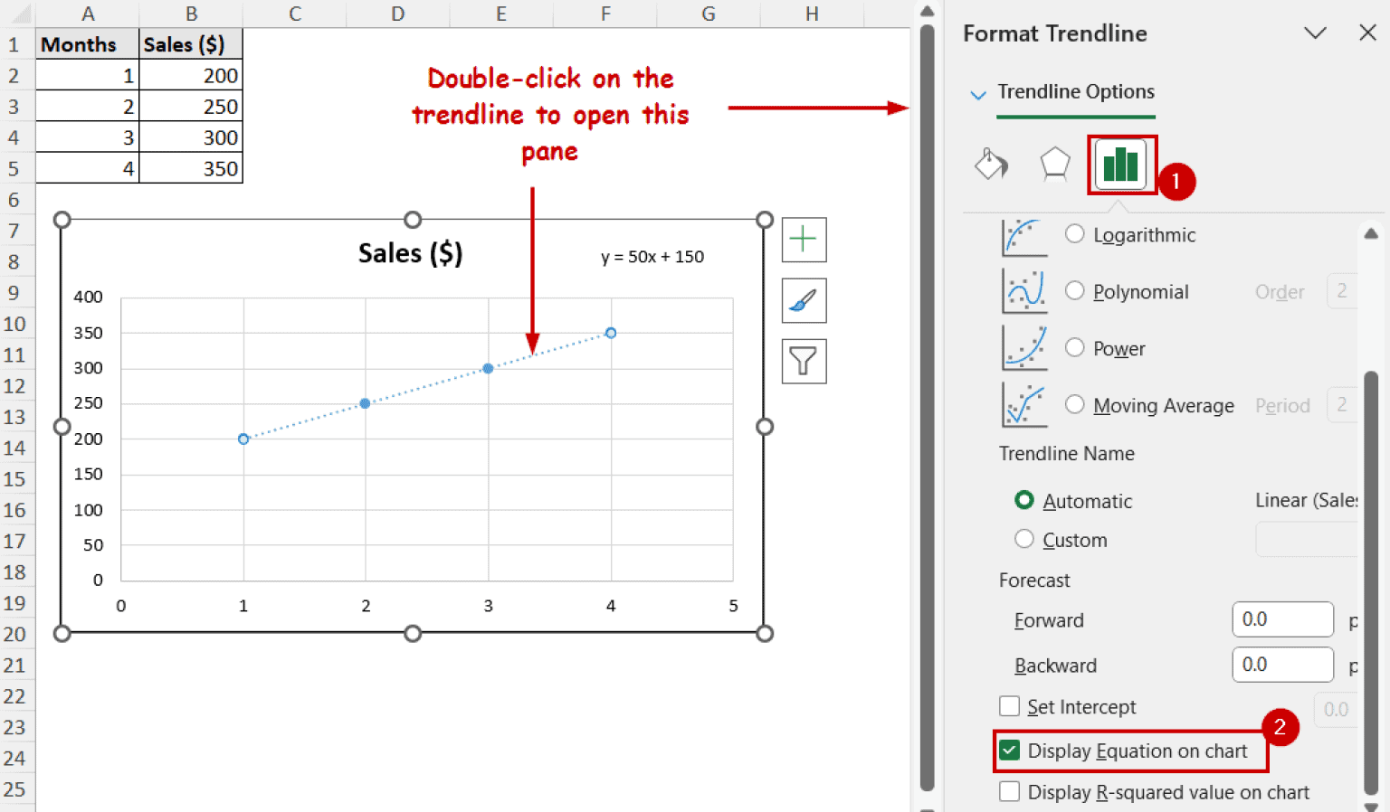 How To Find Slope Of Trendline In Excel 3 Quick Methods Excel Insider