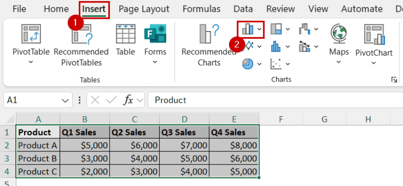 How to Select Data for a Chart in Excel (with Different Criteria ...
