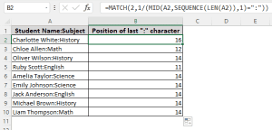 How to Find the Last Occurrence of a Character in a String in Excel ...
