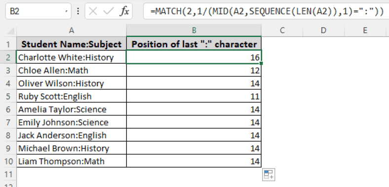How To Find The Last Occurrence Of A Character In A String In Excel Excel Insider