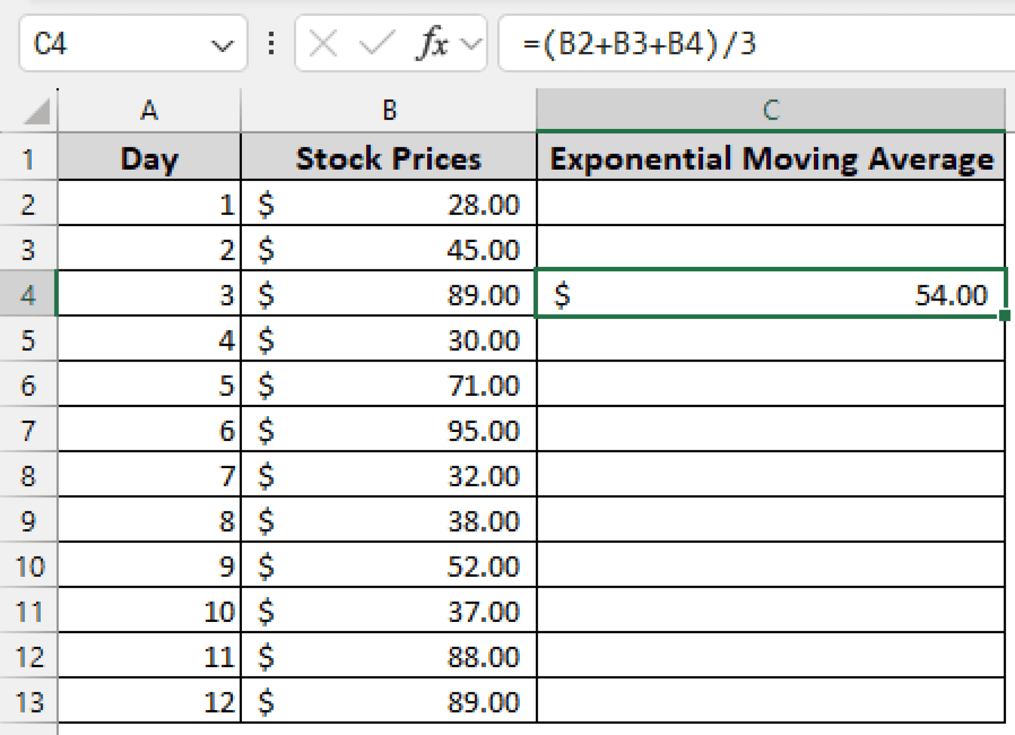 How To Calculate Exponential Moving Average In Excel With Quick Steps