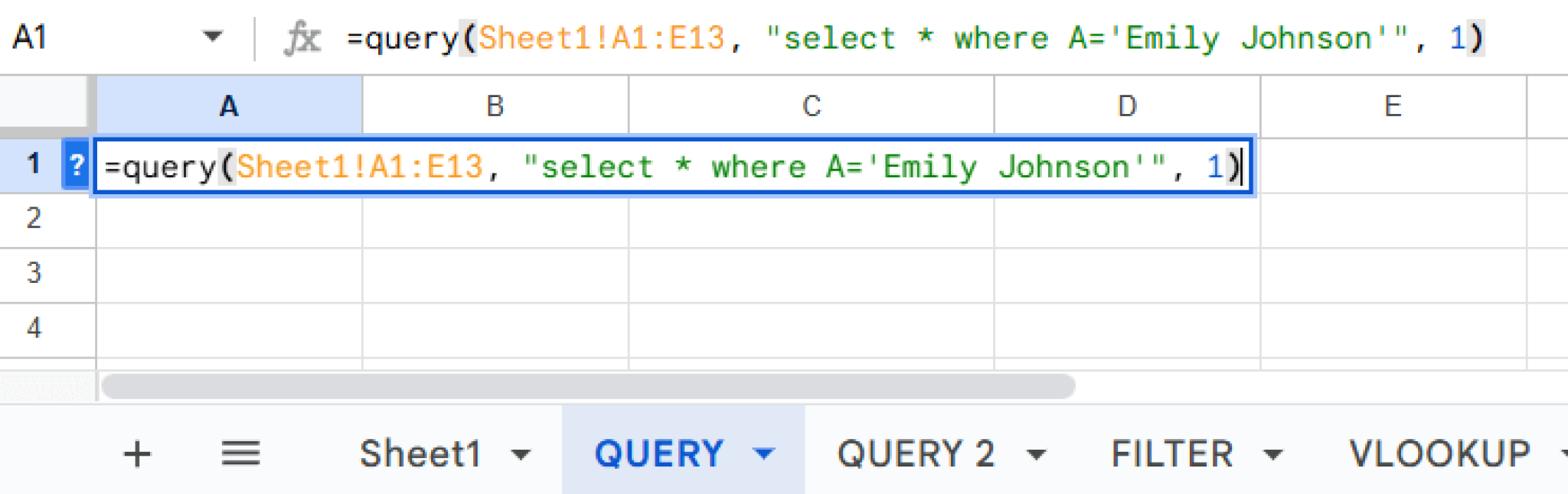 Pull Data From Another Tab Based on Criteria in Google Sheets - Excel Insider