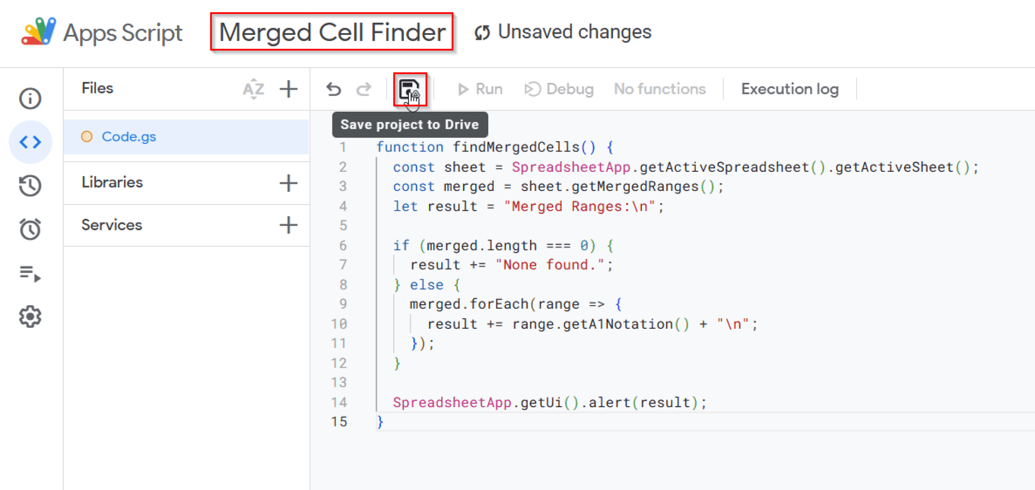 How to Find Merged Cells in Google Sheets (3 Simple Tricks) - Excel Insider
