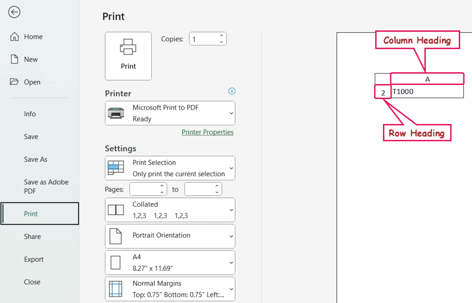 How to Print Excel Sheet with Rows and Columns: 2 Simple Ways! - Excel Insider
