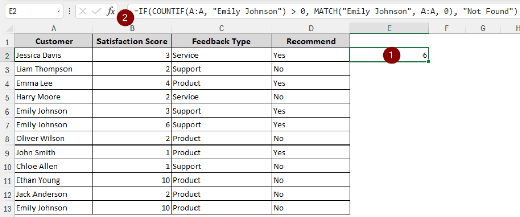 How To Find First Occurrence of a Value in a Column in Excel - Excel Insider