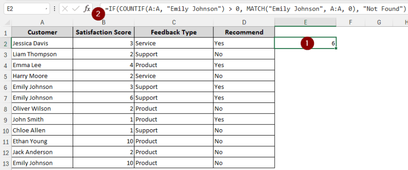 How To Find First Occurrence of a Value in a Column in Excel - Excel Insider