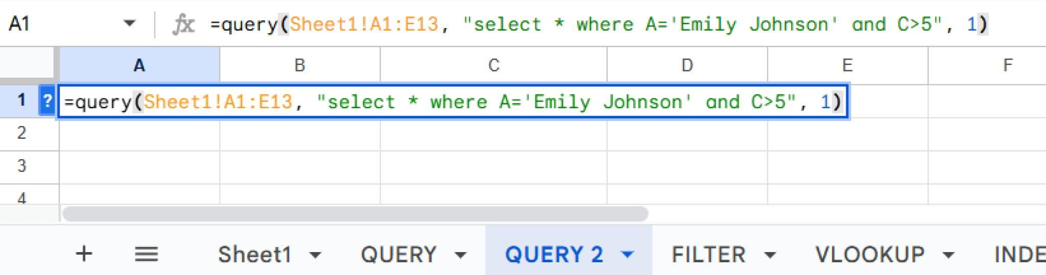 Pull Data From Another Tab Based on Criteria in Google Sheets - Excel Insider