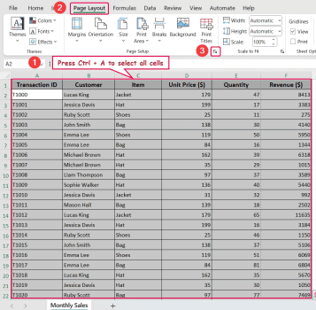 How to Print Excel Sheet with Rows and Columns: 2 Simple Ways! - Excel ...