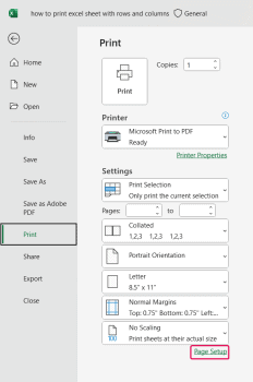 How to Print Excel Sheet with Rows and Columns: 2 Simple Ways! - Excel ...