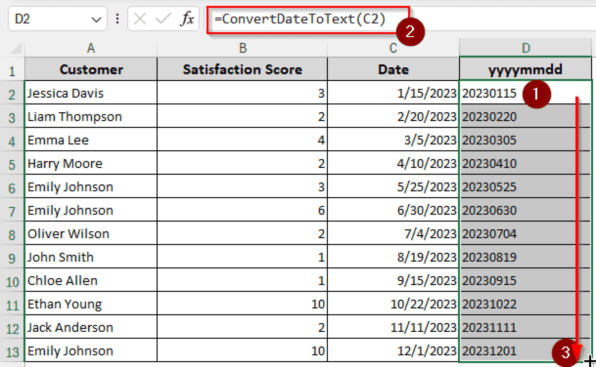 How to Convert Date to Text YYYYMMDD in Excel - Excel Insider