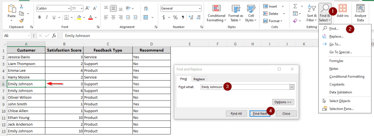 How To Find First Occurrence of a Value in a Column in Excel - Excel Insider