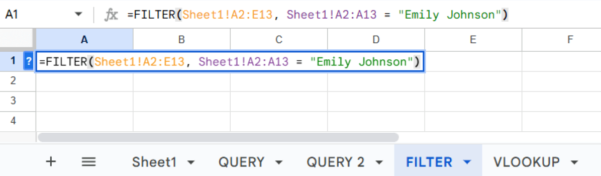 Pull Data From Another Tab Based on Criteria in Google Sheets - Excel Insider